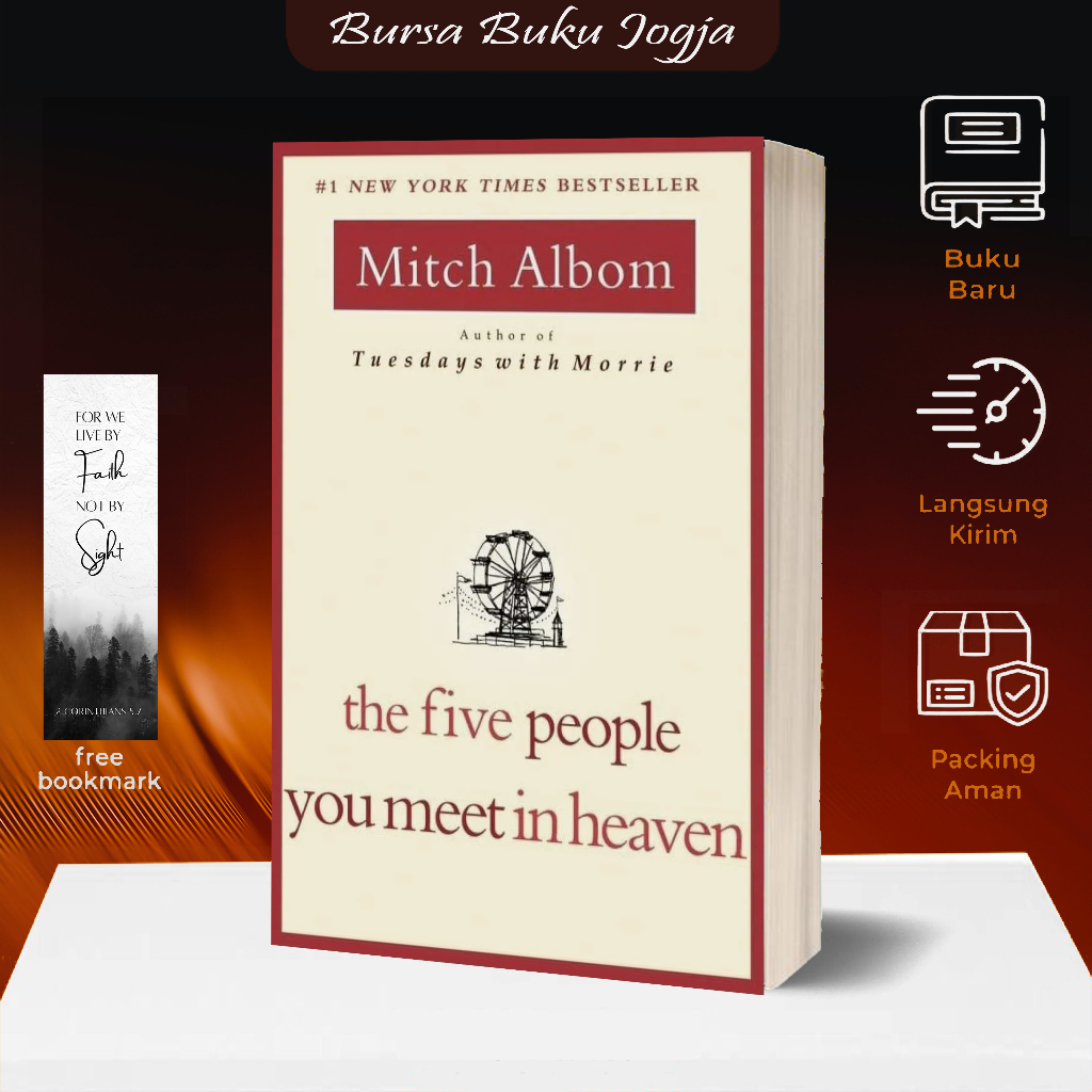 The Five People You Meet in Heaven by Mitch Albom (English) | Shopee ...