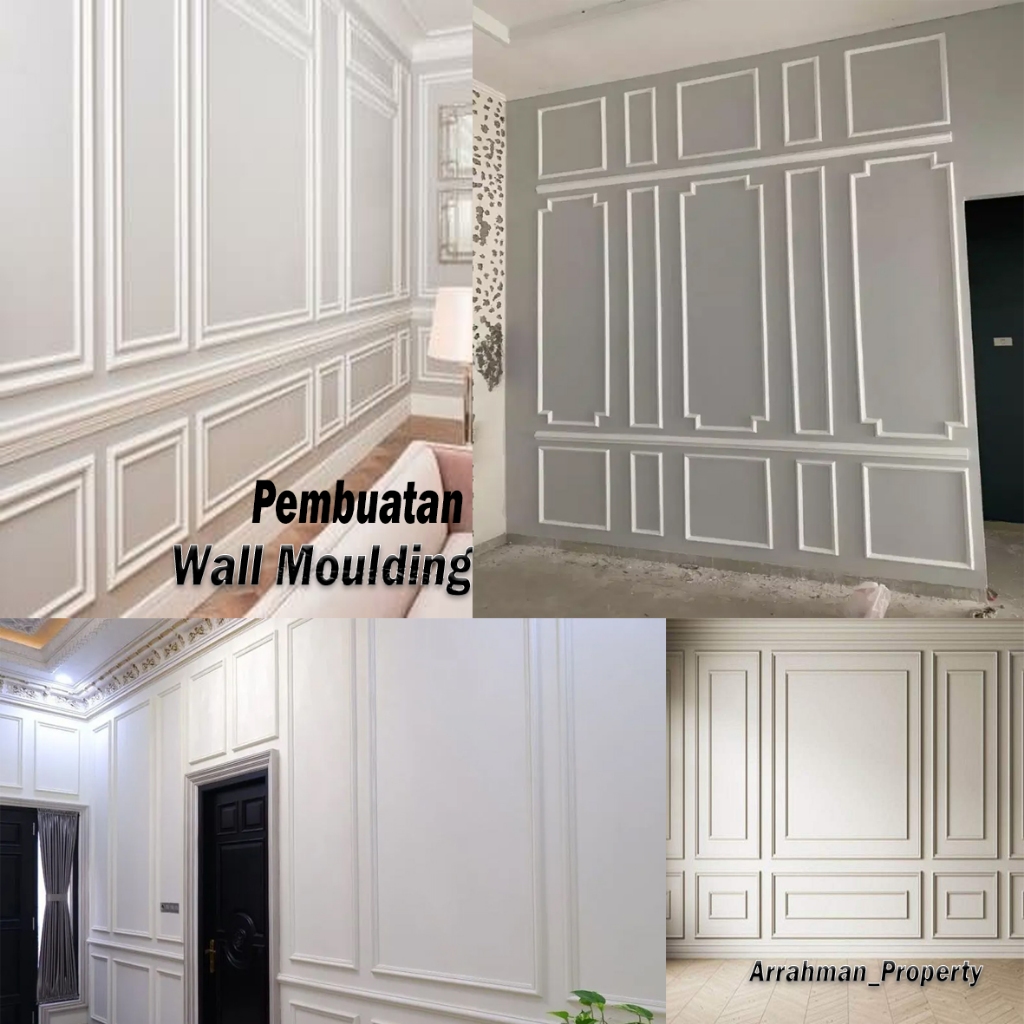 Wall Molding Installation - Install Gypsum Wall Molding Per Meter ...