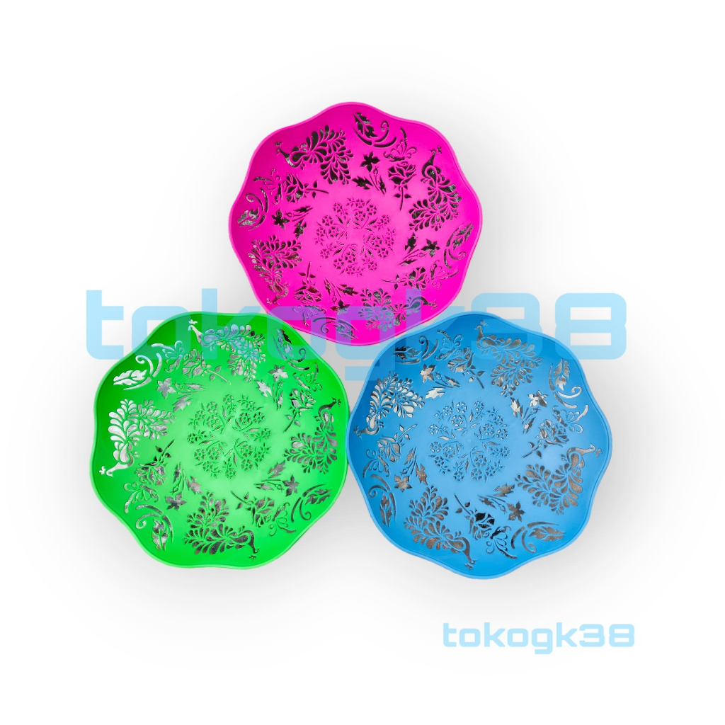 Plastic Rattan Plate 22 cm (E) | Shopee Philippines