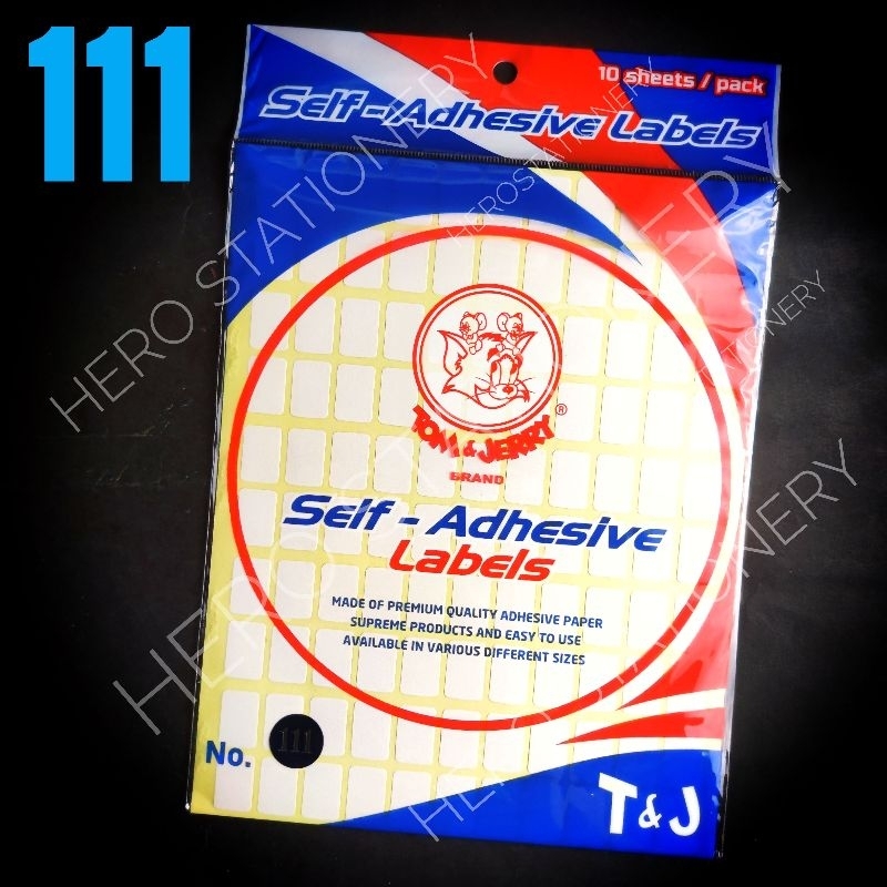 Tom & jerry Name label Sticker no. 111 | Shopee Philippines