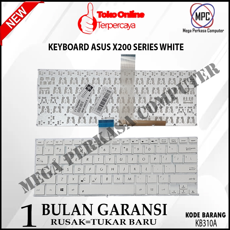 Asus VivoBook X200 X200CA X200MA Keyboard WHITE | Shopee Philippines