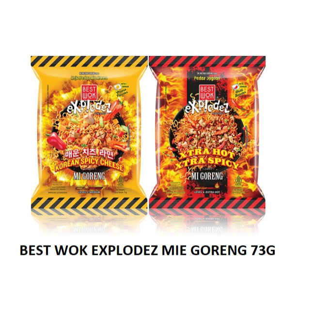 Best Wok Fried Noodles Explodez Extra Hot Spicy Korean Spicy Cheese ...