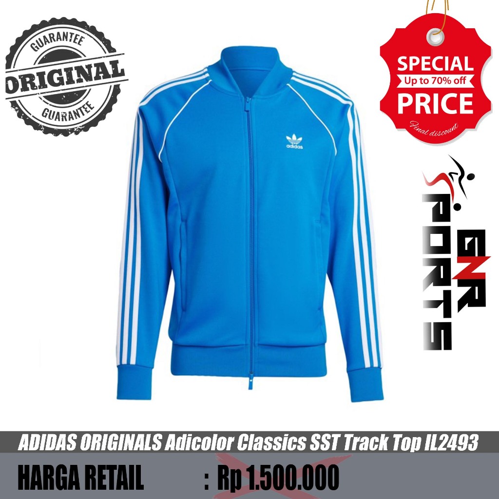 Adidas ORIGINALS Adicolor Classics SST Track Top Jacket Men Blue IL2493 ...