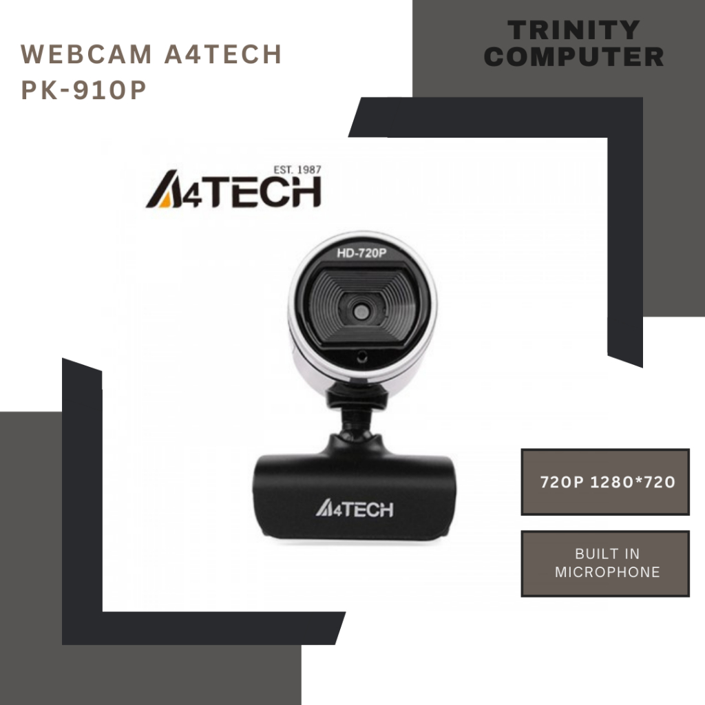 A4tech PK-910P 720P HD Webcam High Quality Res Cam Office Camera ...