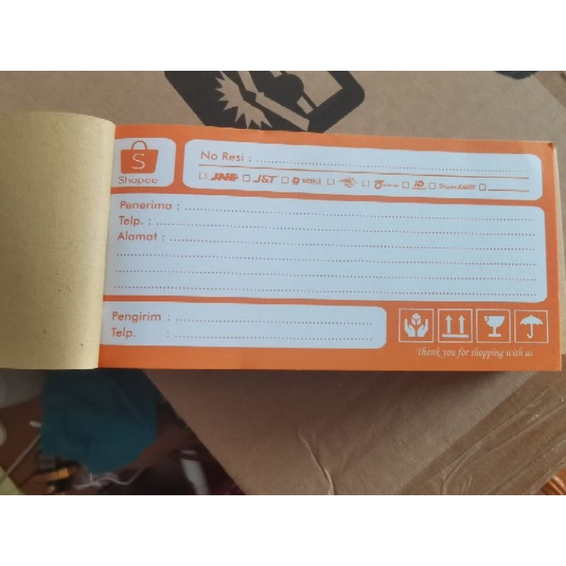 Shopee Delivery Label contains 100 sheets / Shopee Delivery Label ...