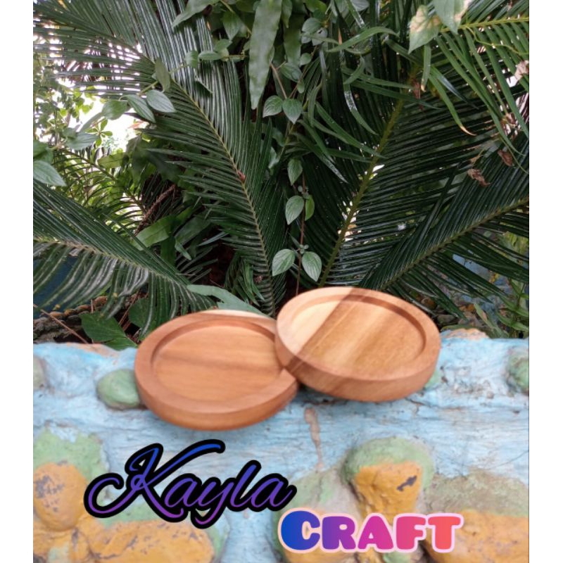 KAYU Teak wood coasters, teak wood coasters, teak wood coasters. uk.9cm ...