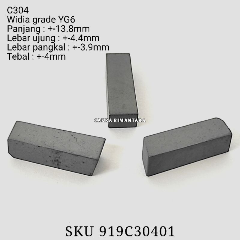 YG6 C304 Widia C 304 carbide lathe cutting got welding brazing chisel ...