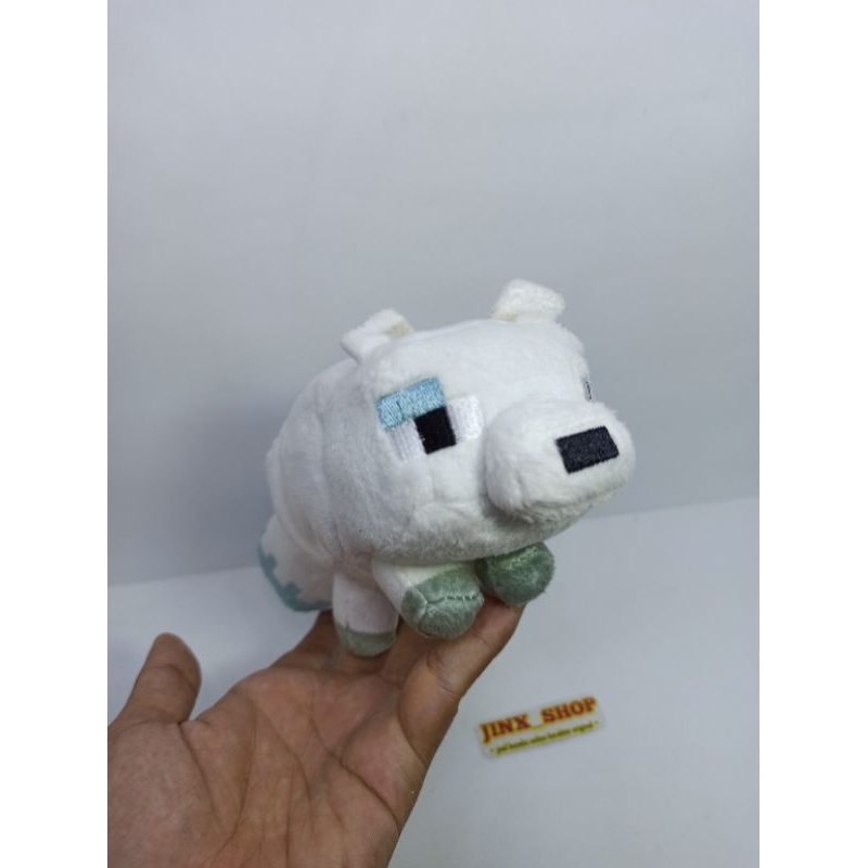 Original polar bear Minecraft mojang doll | Shopee Philippines