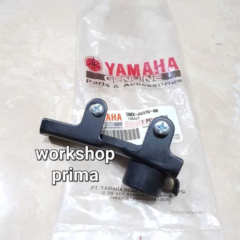 Iron plate bracket rear brake cable strap Mio lama sporty smile fino ...