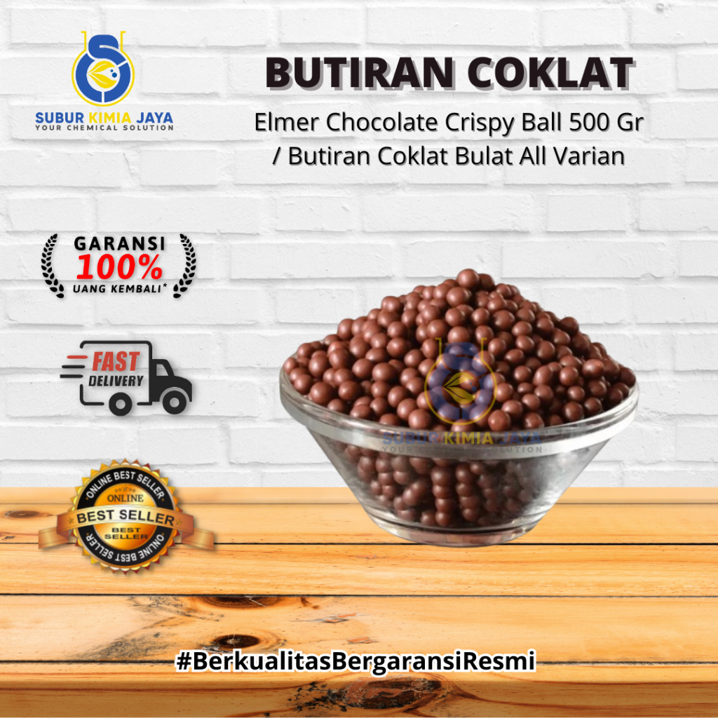 Elmer Chocolate Crispy Ball 500gr/round Chocolate Granules All Variants ...