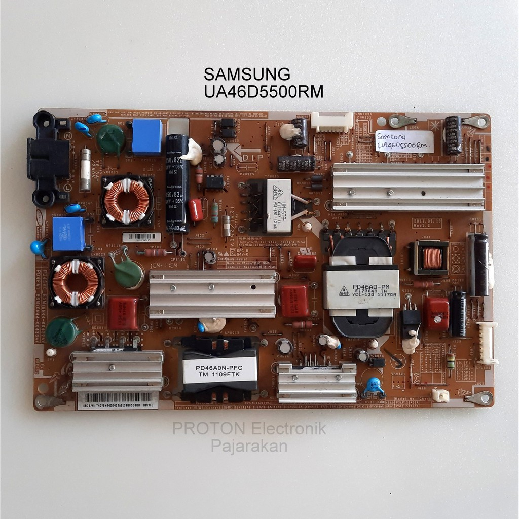 PSU LCD TV SAMSUNG UA46D5500 UA46D5500RM PD46A0 PSLF121A03 PD46A1 ...