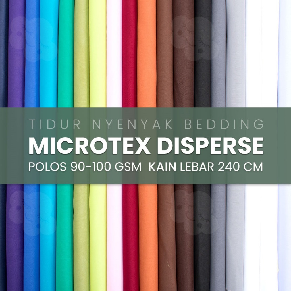 Plain MICROTEX DISPERSE FABRIC 90-100 GSM POLY MICRO WIDE 240 PART1 ...