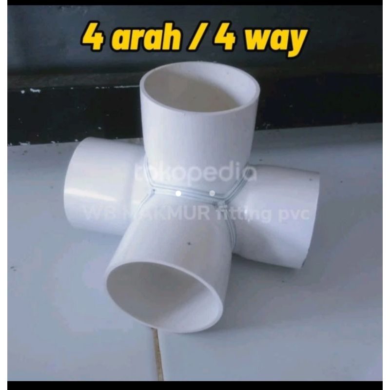 4 Way pvc fittings 2 1/2 inches 4 ways | Shopee Philippines