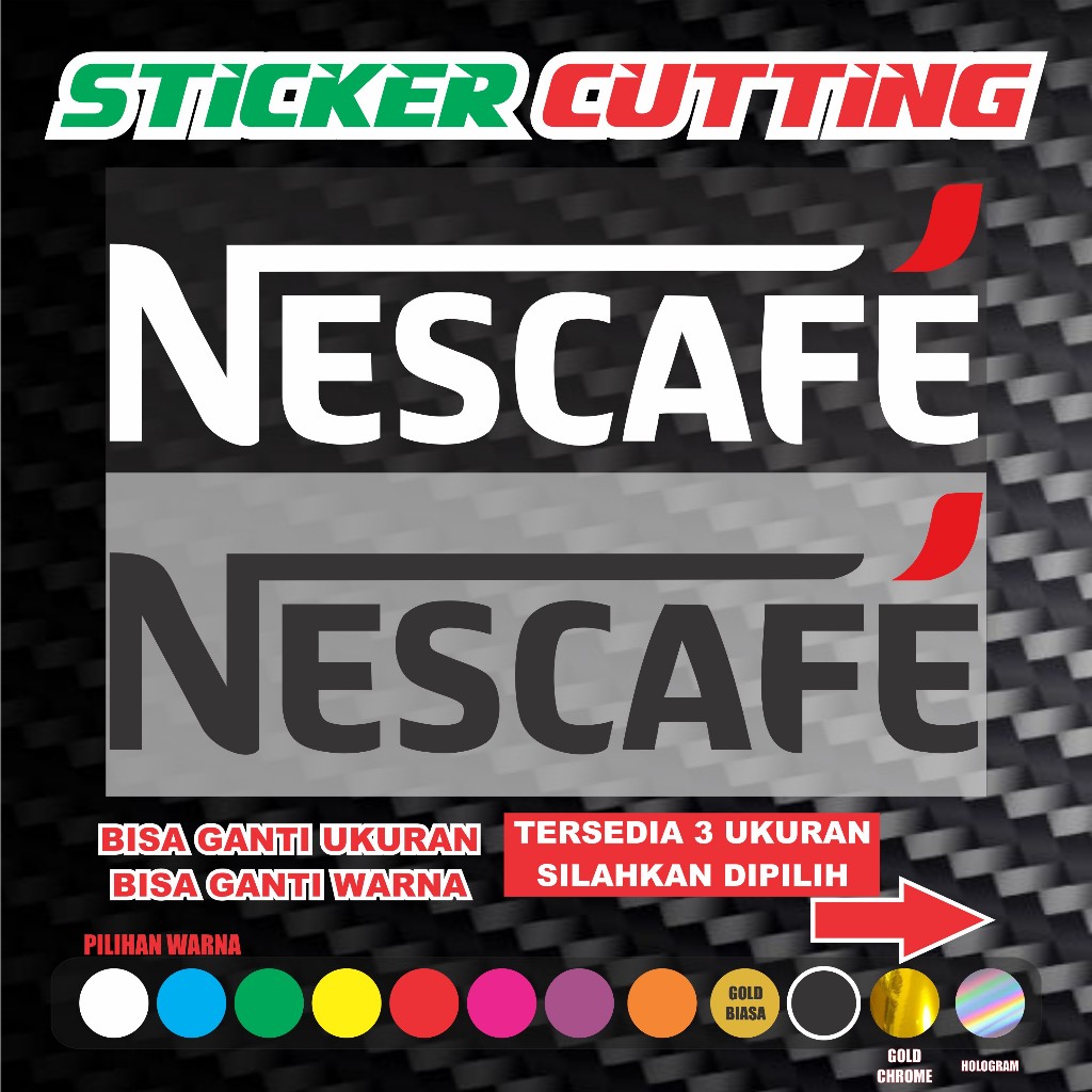 Nescafe sticker viral cutting sticker nescafe nmax aerox beat vario ...