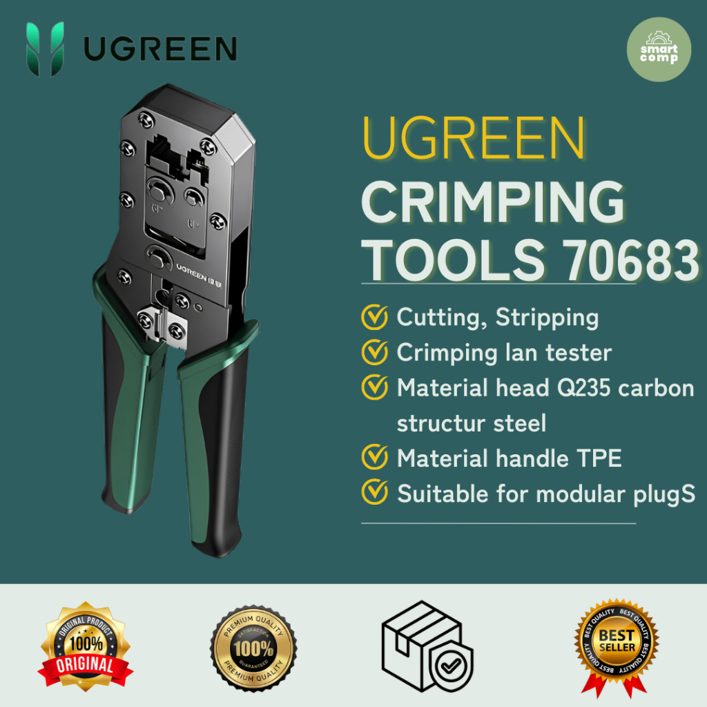 Ugreen Crimping RJ45 RJ1 Ugreen Lan Cable Crimping Pliers 70683 ...