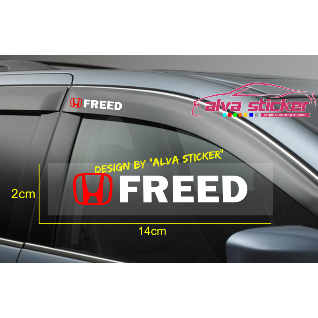 Freed stickers freed stickers honda freed car water gutter stickers all ...