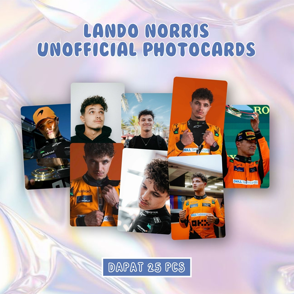 [25 PCS] Nando Norris Driver F1 McLaren Unofficial Photocard | Shopee ...