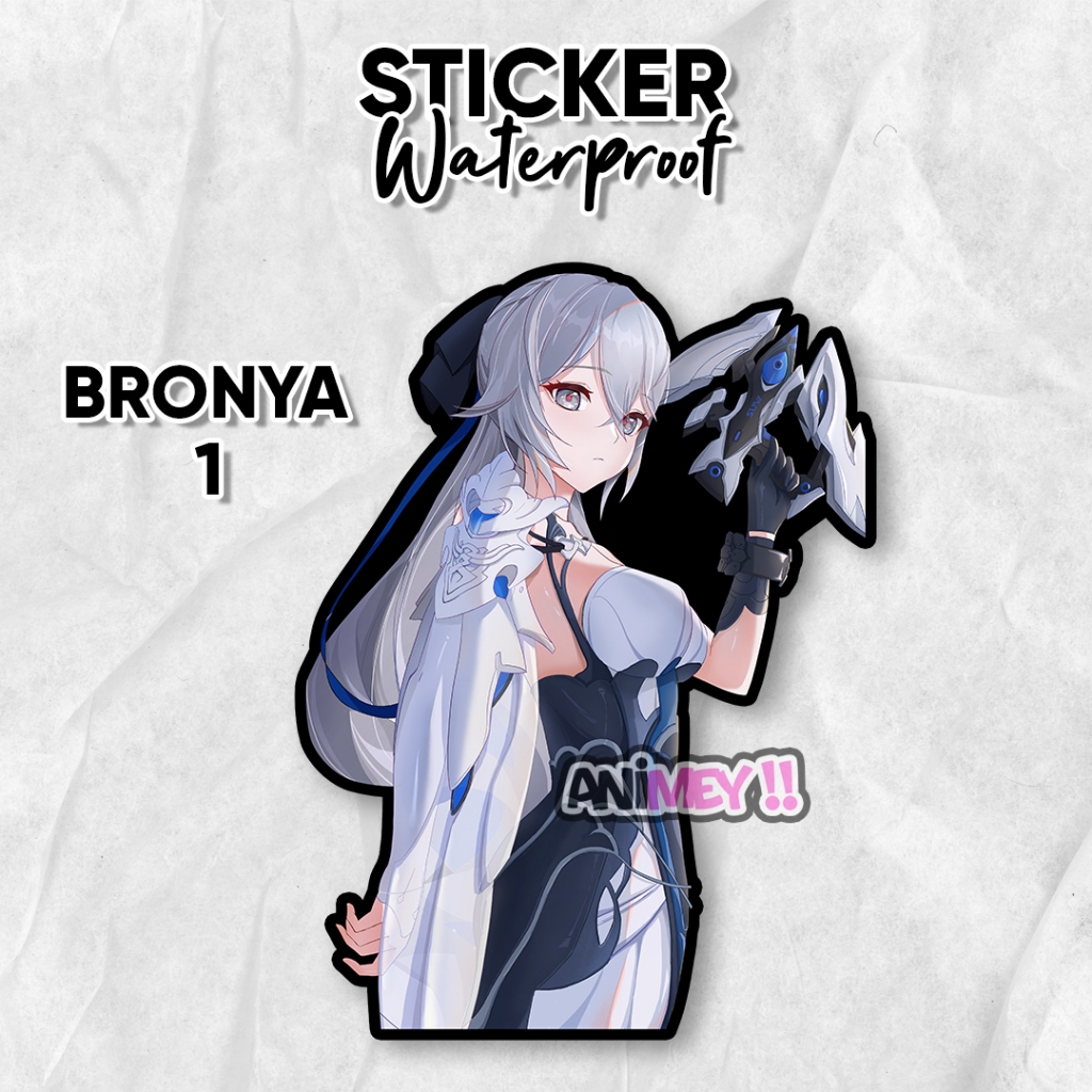 Bronya Honkai Star Rail Sticker / Waterproof Anime Sticker | Shopee ...