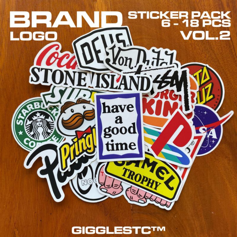 Sticker Pack Brand Logo Vol.2 | Shopee Philippines