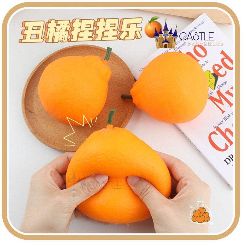 Viral Orange Squeeze Squishy Toy Anti Stress Squeeze Toy | Shopee ...