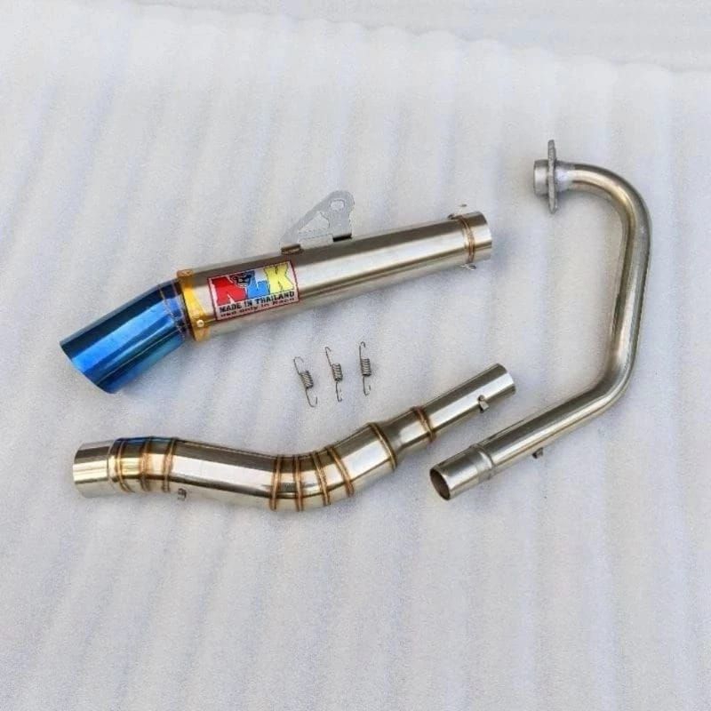 Open canister NLK conical exhaust 1 set big elbow for tmx 125/150 tmx ...