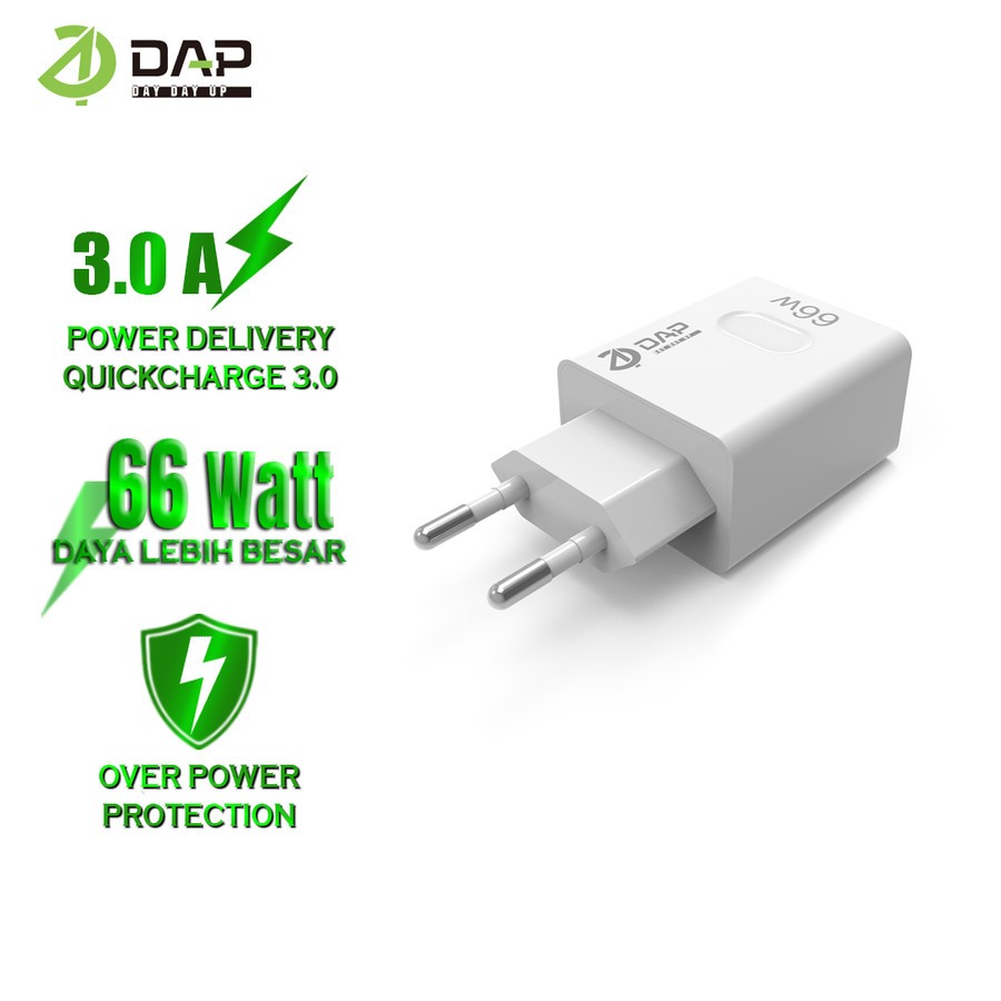 Dap D-AP4 Adapter Fast Charging Super 66W USB Charger Head Type C ...