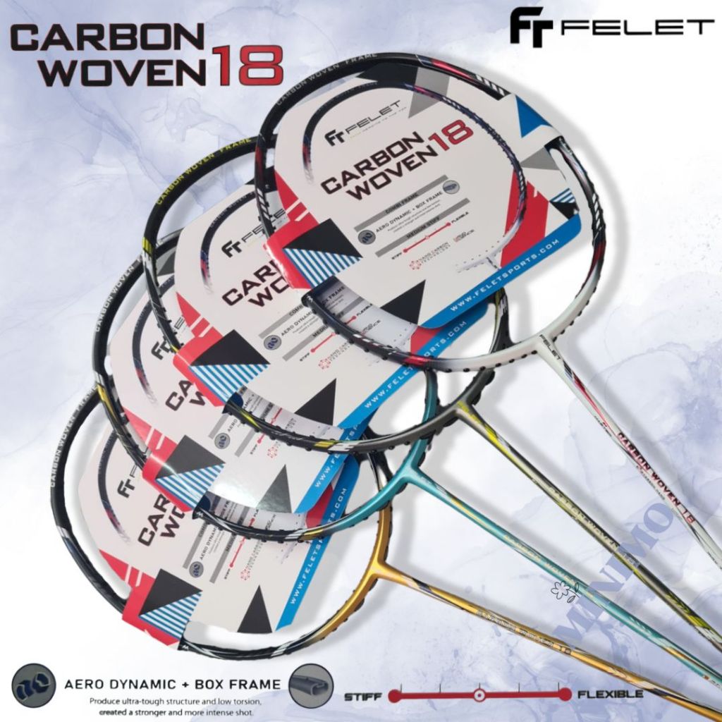 Felet Carbon Woven 18 Badminton Racket Original 100% | Shopee Philippines