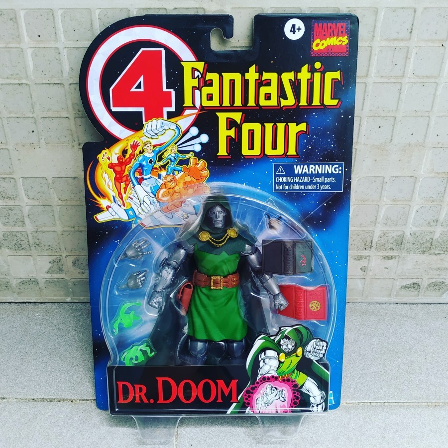 Hasbro Marvel Legends Retro Fantastic Four Doctor Doom Dr Vintage F4 4