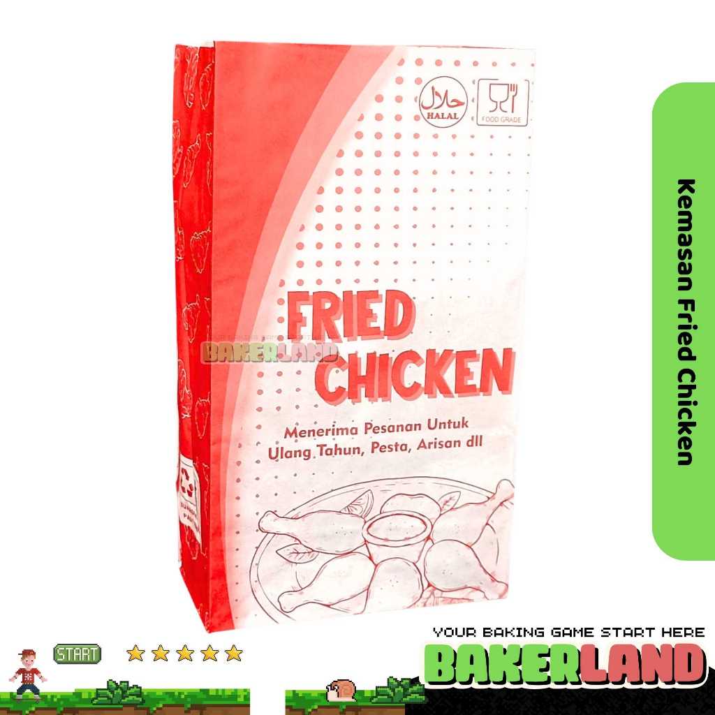 Fried Chicken Bag Packaging / Fried Chicken Bags / Fried Chicken Paper ...