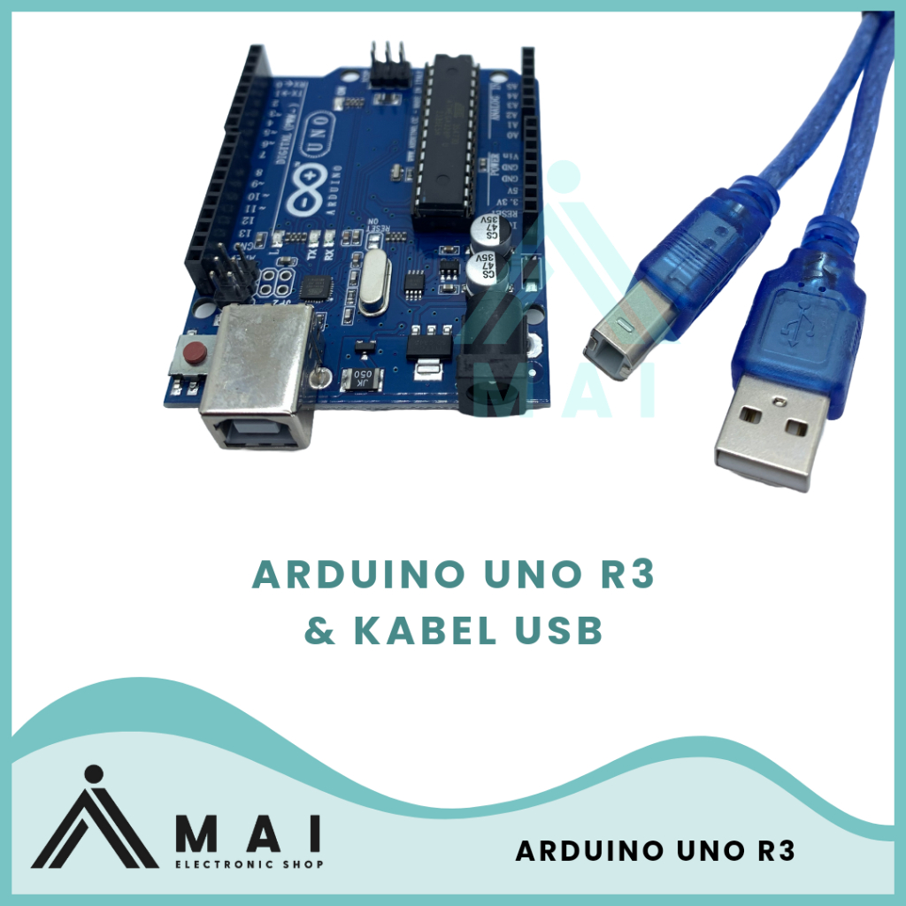 Arduino UNO R3 Clone DIP atmega with Cable USB Compatible | Shopee ...
