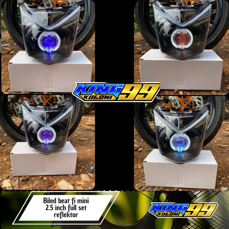 Daymaker biled beat FI 2.5 inch full set Reflector | Shopee Philippines