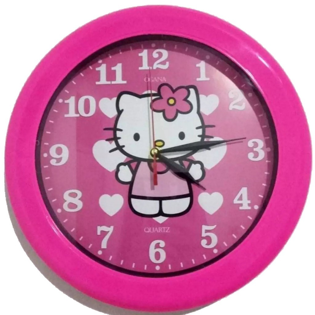 Doraemon HELLO KITTY KEROPPY KEROPPI] ANALOG Wall Clock Unique Children ...