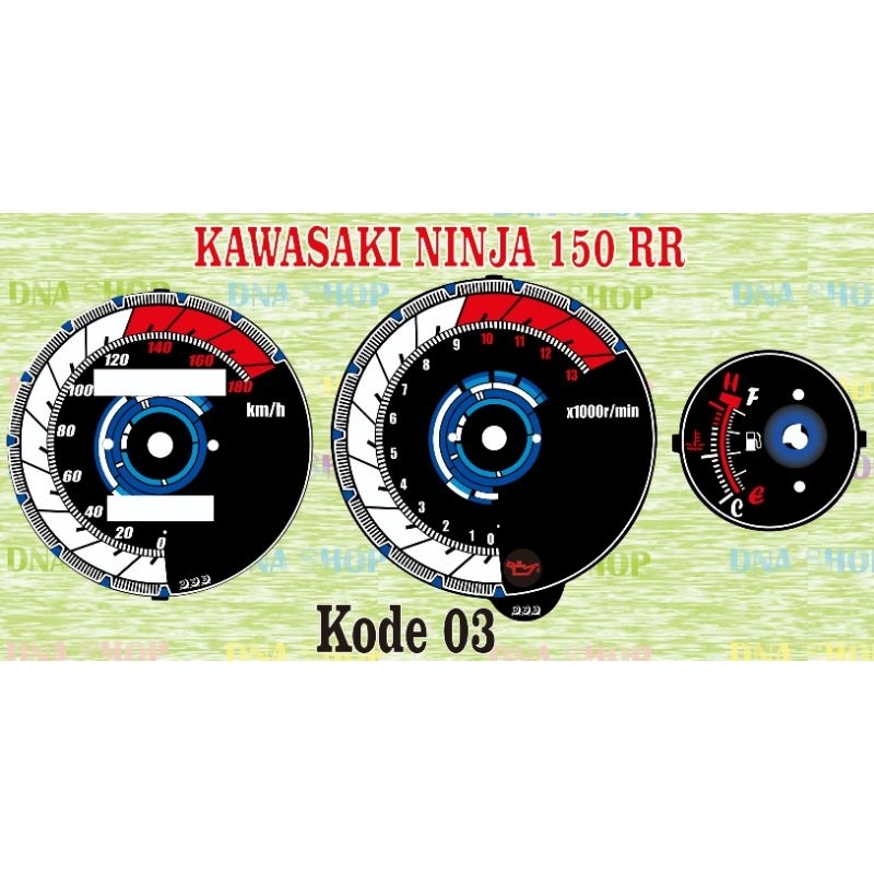 Kawasaki NINJA 150 RR Speedometer Panel. | Shopee Philippines