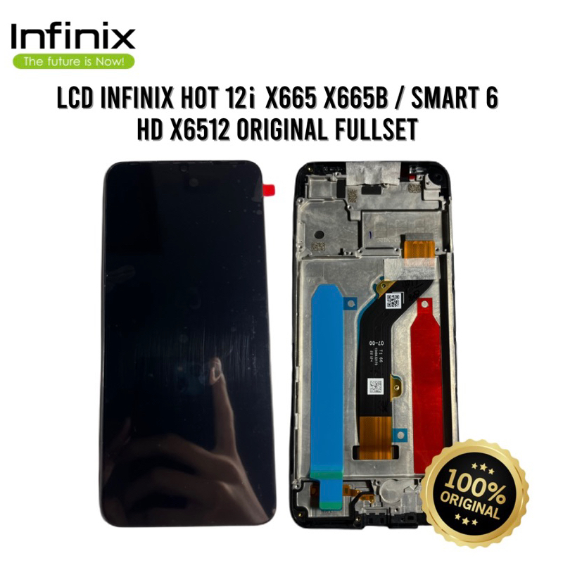 LCD TOUCHSCREEN INFINIX HOT 12i X665 X665B / SMART 6 HD X6512 ORIGINAL ...