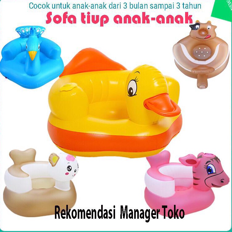 Qpc Inflatable Duck Character Sofa Chair Folding Duck no music Duck ...
