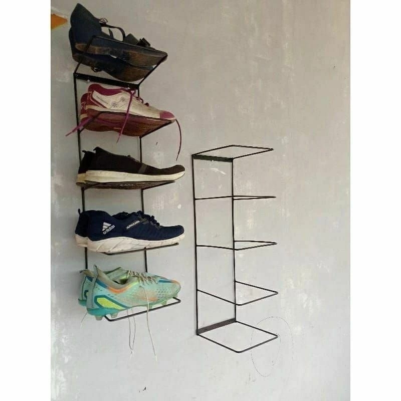 Hanging SHOE RACK/WALL-mounted SHOE RACK/IRON 6MM | Shopee Philippines
