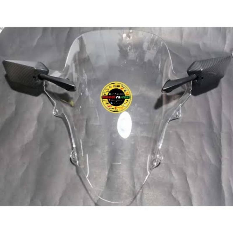 Ninja, nmax, pcx, Etc. carbon universal Outboard fairing Mirror/nemo ...