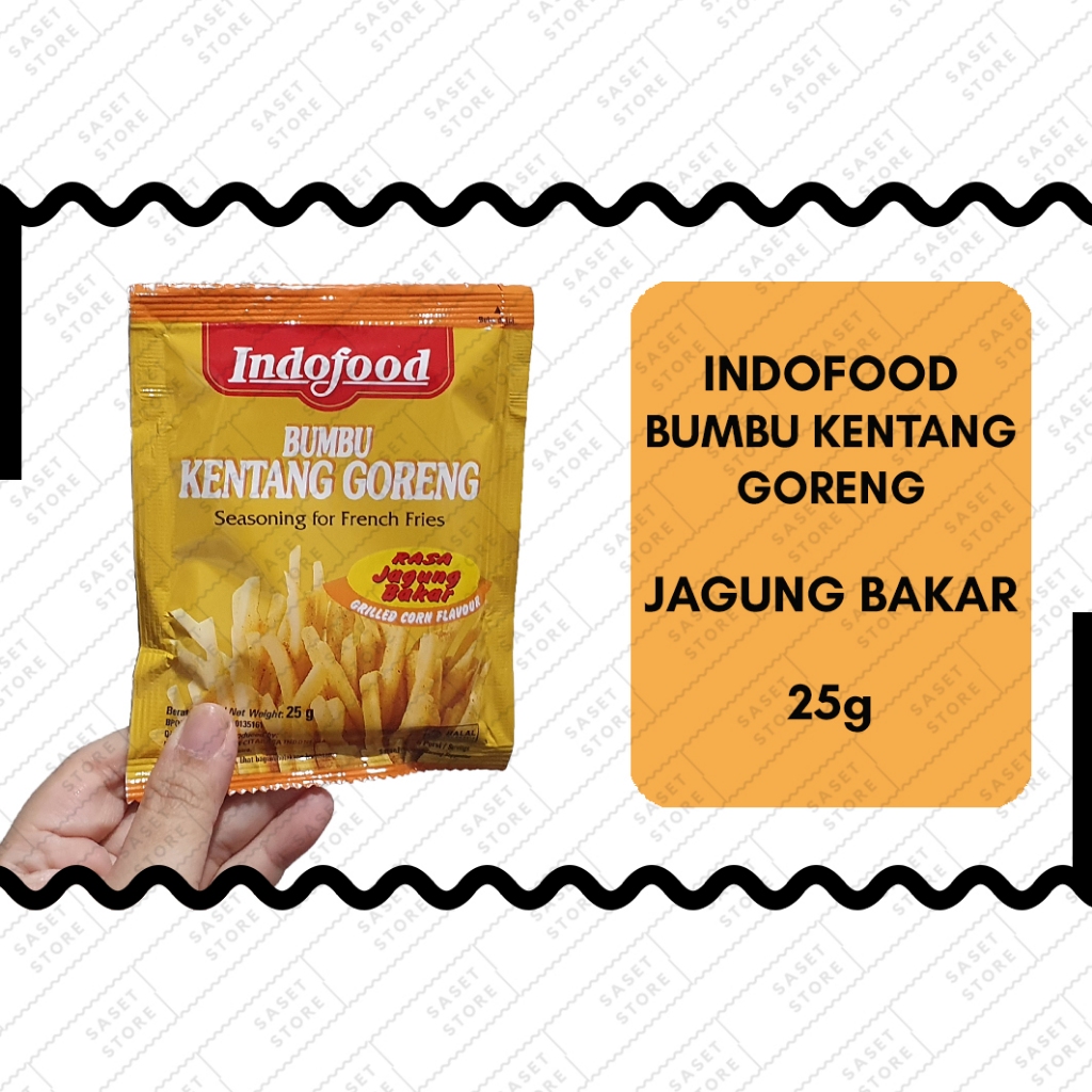 Indofood Grilled Corn Fried Potato Seasoning 25g Sachet Kitchen Cooking ...
