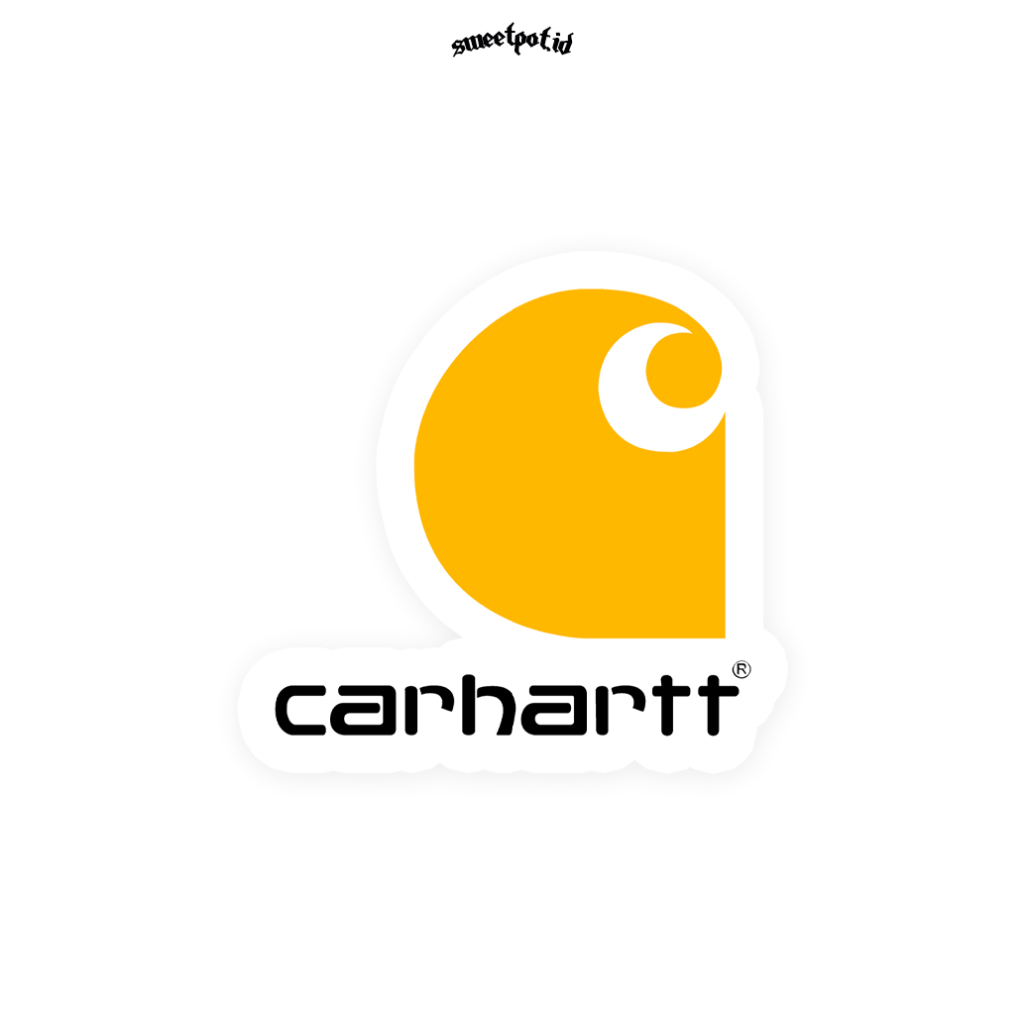 AESTHETIC STICKER "CARHARTT" / HELMET STICKER / LOCAL BRAND STICKER ...