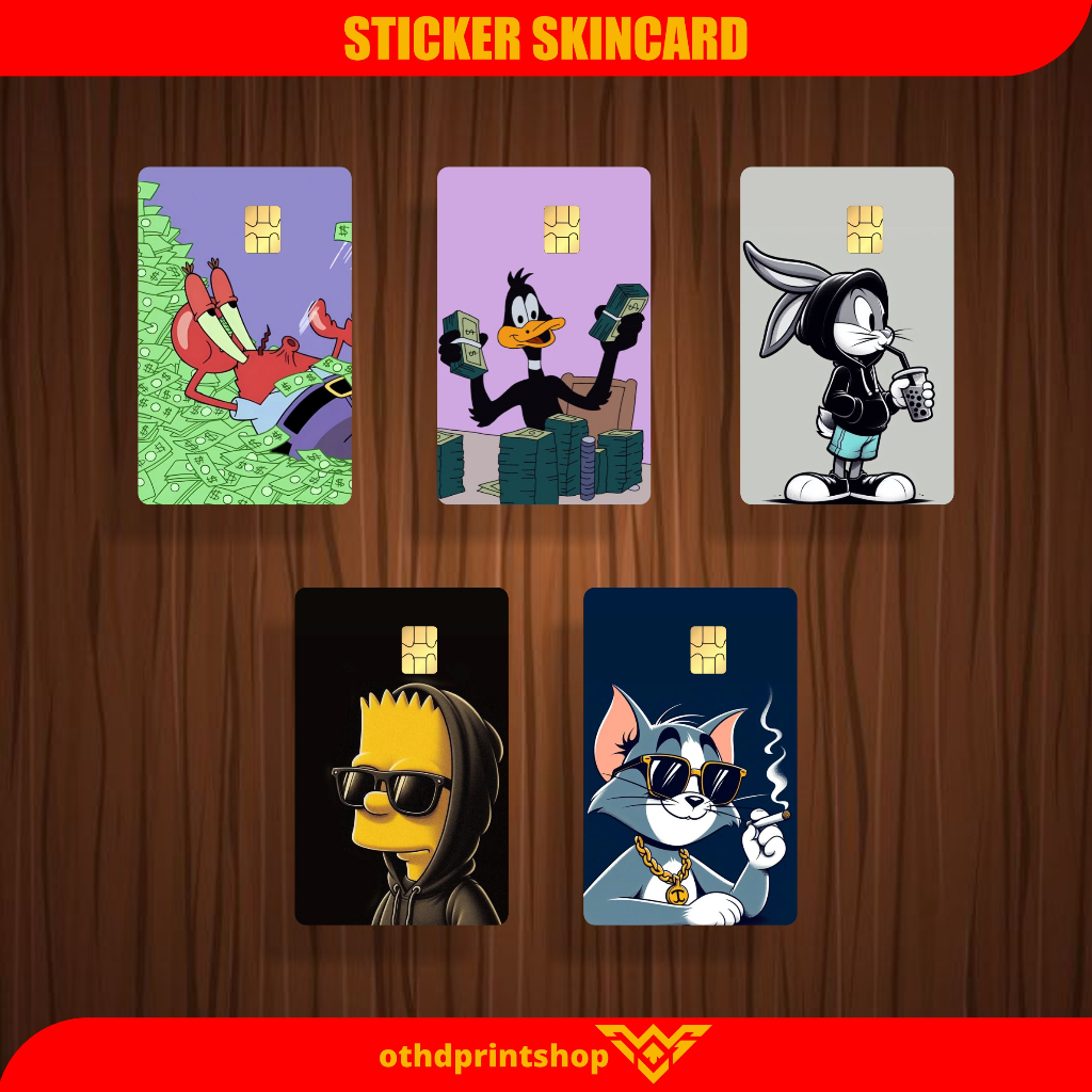 Special Atm Skin Card Sticker PICT BCA Mandiri Bri Bni Debit Credit ...