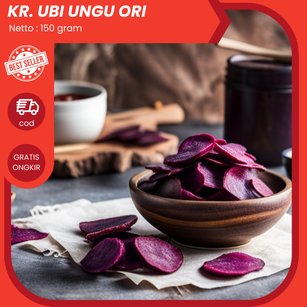 UNGU Nabilaku Snack Snacks Sweet Potato Chips Telo Purple Original ...