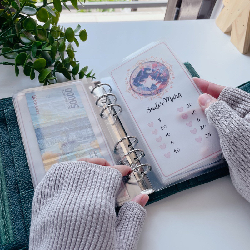Saving challenge for A6 matte binder and glossy vellum | Shopee Philippines