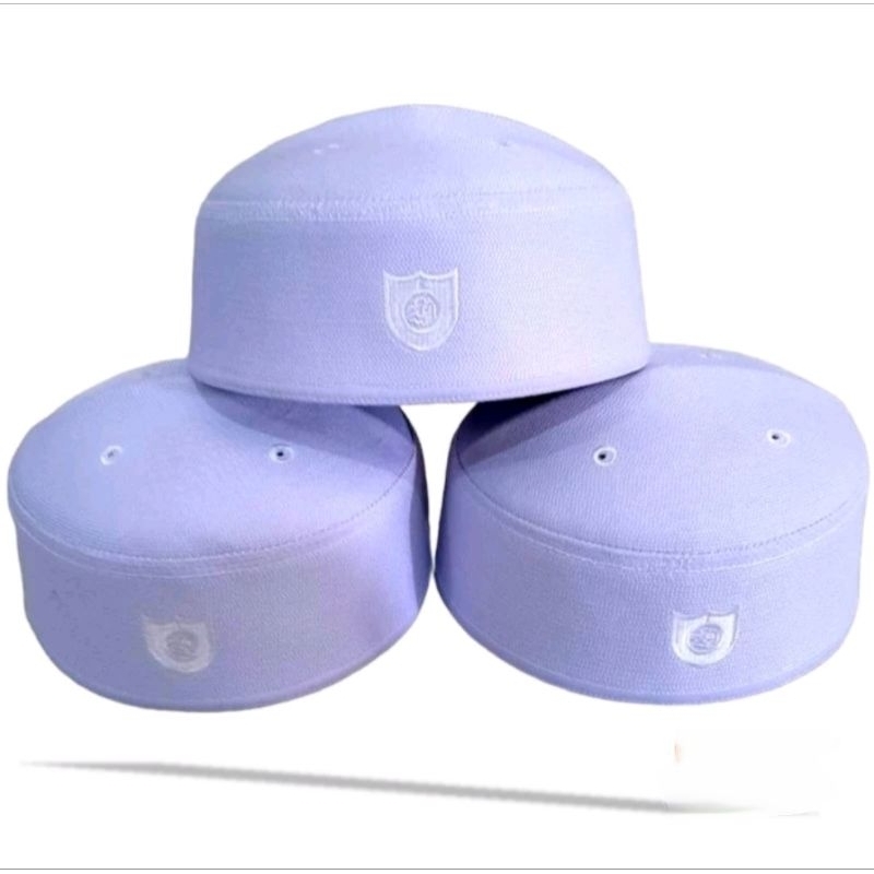 PUTIH Malaysian Skullcap Songkok Cap Embroidered With White Logo ...