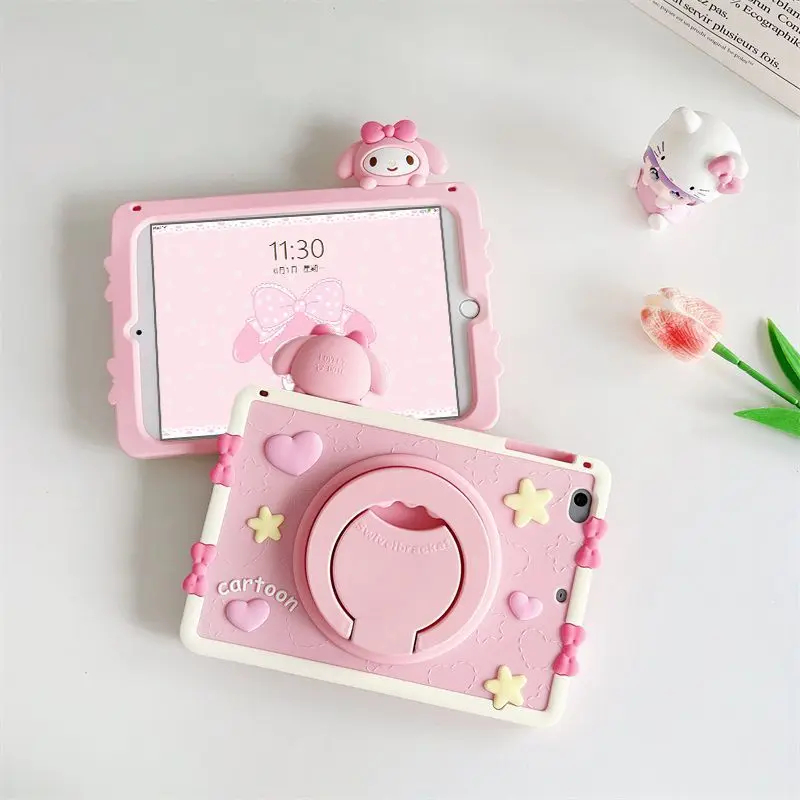 My Melody Ring Cartoon Case Casing Anak iPad Air 6 M2 | IPad Pro 5 11 ...
