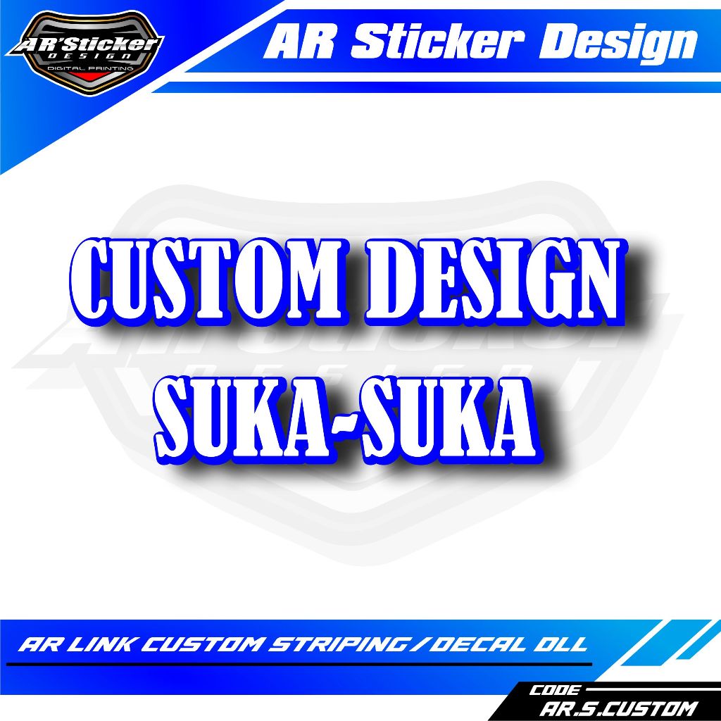 AR Custom Striping Stickers/designs you like, free to customize ...