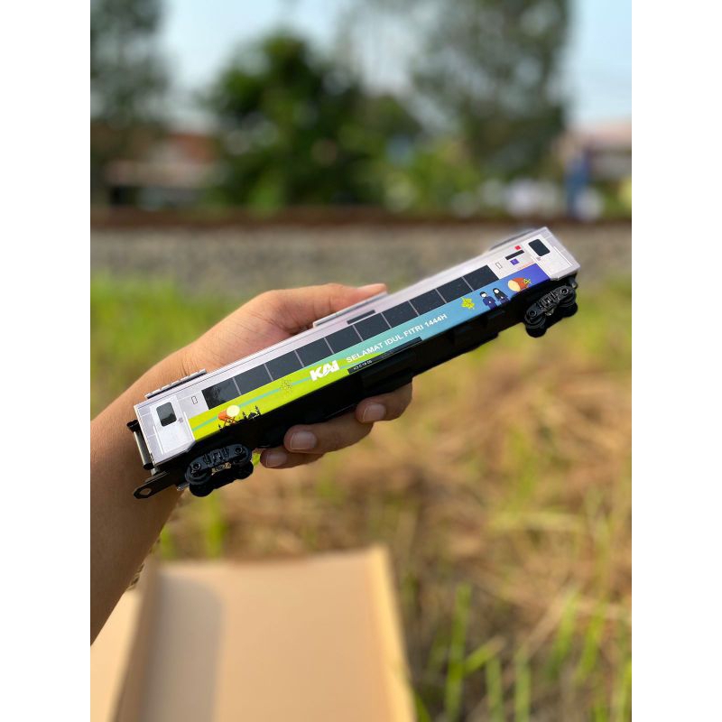 Miniature Train Toy Eid ketupat 2023 livery passenger carriage ...