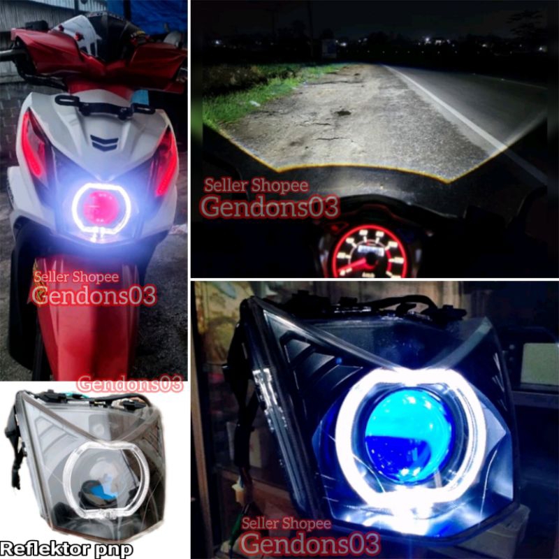 Biled Beat Fi Lamp Reflector 2012-2015 PNP Super Bright Headlight biled ...