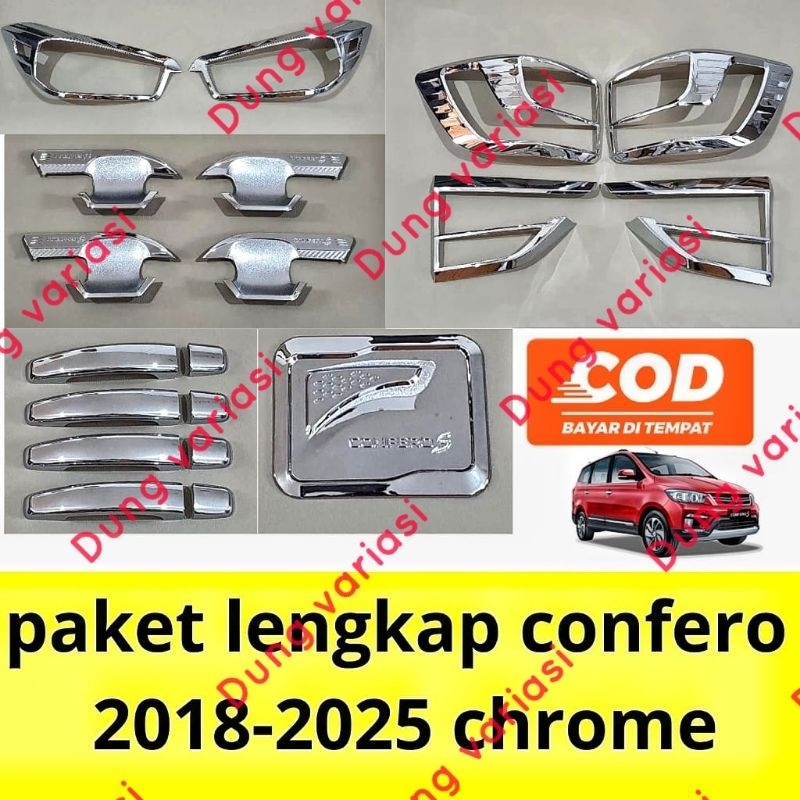 HITAM Complete Package Of garnish outer handle tank confero Black ...