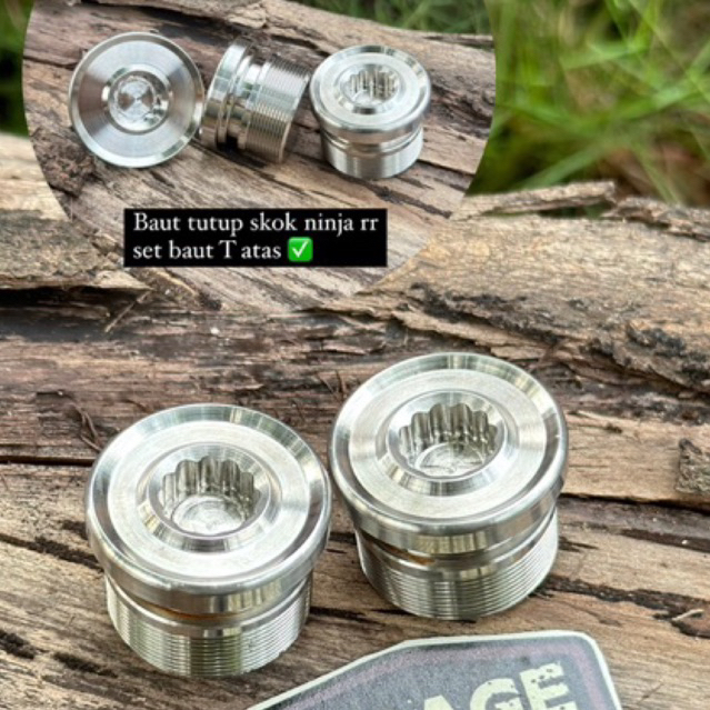 NINJA RR SHOCK COVER BOLT SET TOP T BOLT STENLISH DETAILS | Shopee ...