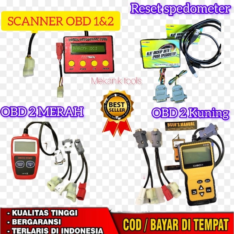 Obd Injection Motor Scanner Tool 1 & 2 Multitester Injection Motor ...